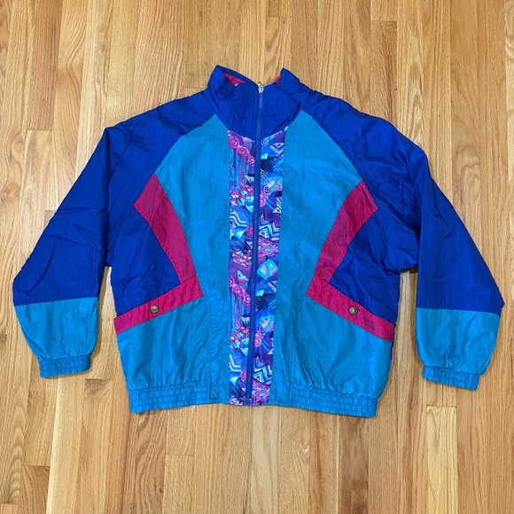 Vintage | Jackets & Coats | Vintage Athletec Colorblock Windbreaker 99s ...